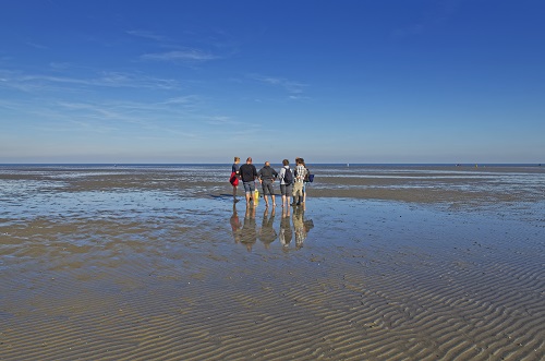 Zu Fuß von Baltrum nach Neßmersiel